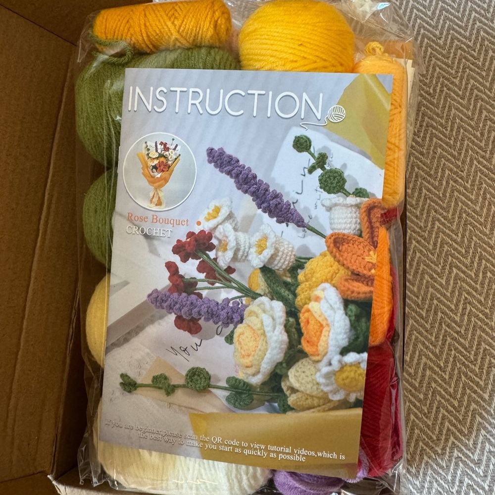 Complete Everything Included Crochet Kit By Jun E-Com… - Gem